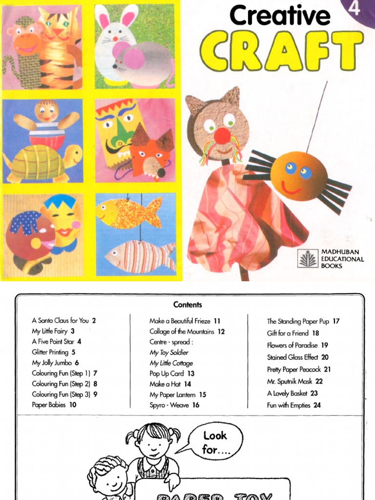 Creative Craft Book 4 | PDF | Pencil | Paper