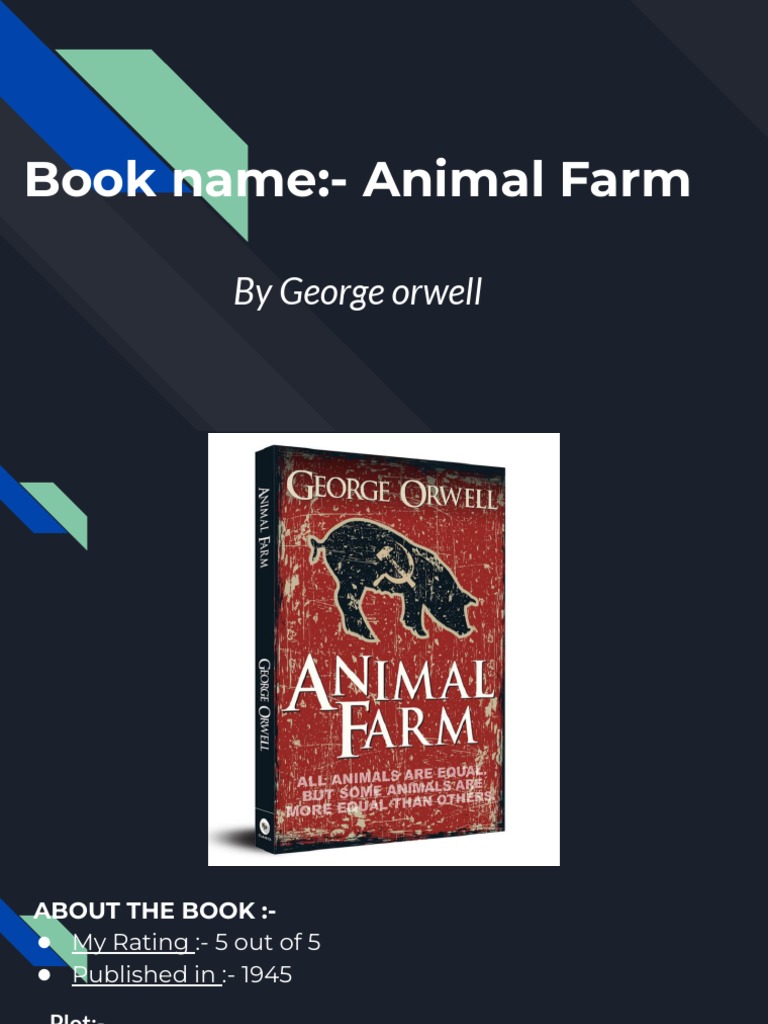 Book Name - Animal Farm | PDF