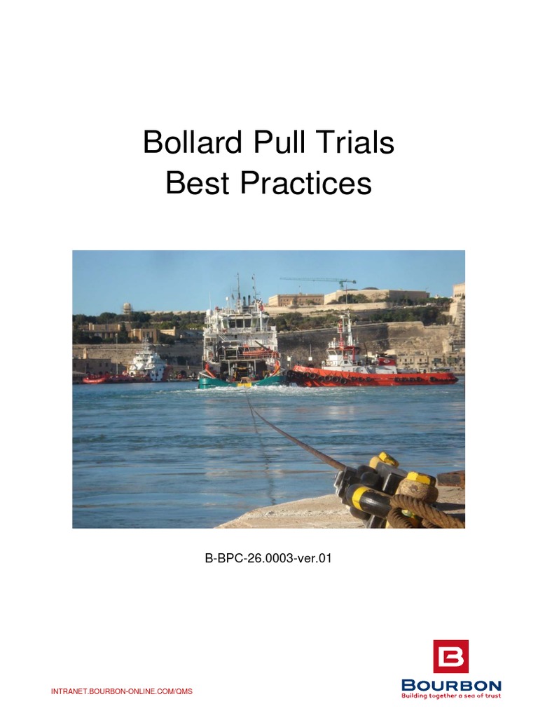 Bollard Pull Trials Best Practices | PDF | Marine Propulsion | Propeller