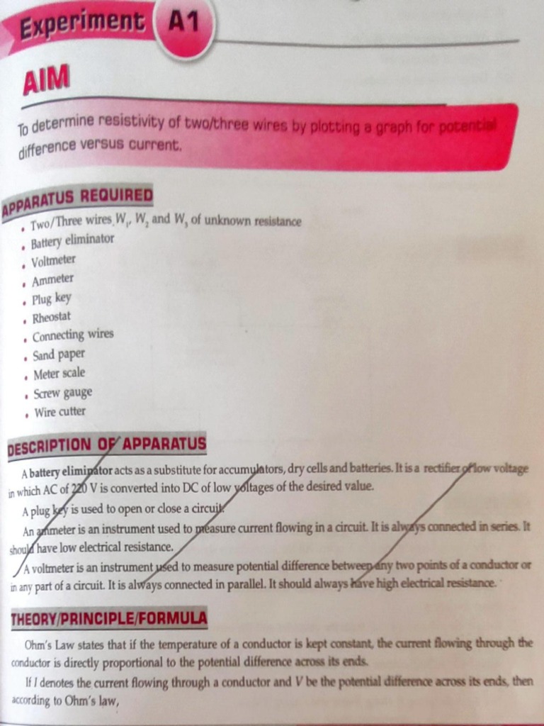 Experiment 01 | PDF | Voltage | Electrical Resistance And Conductance