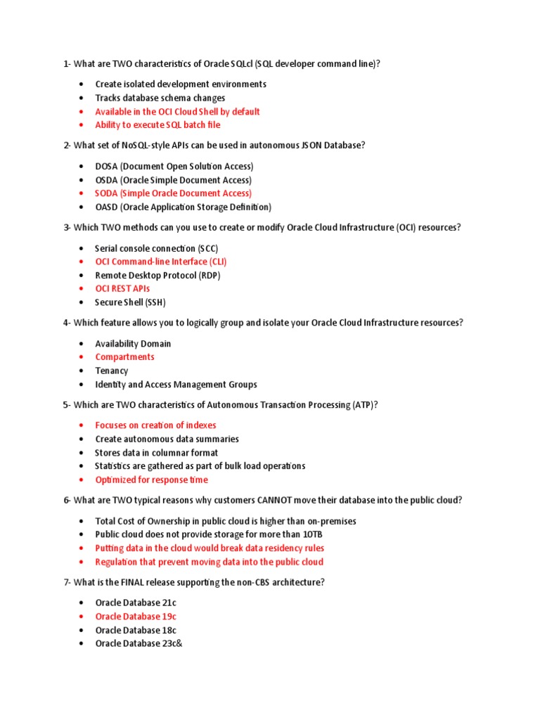 Oracle Cloud Infrastructure and Database Services Overview | PDF ...