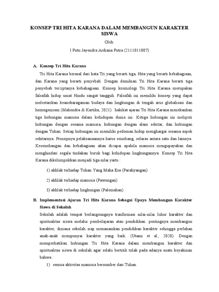 TRI HITA KARANA | PDF