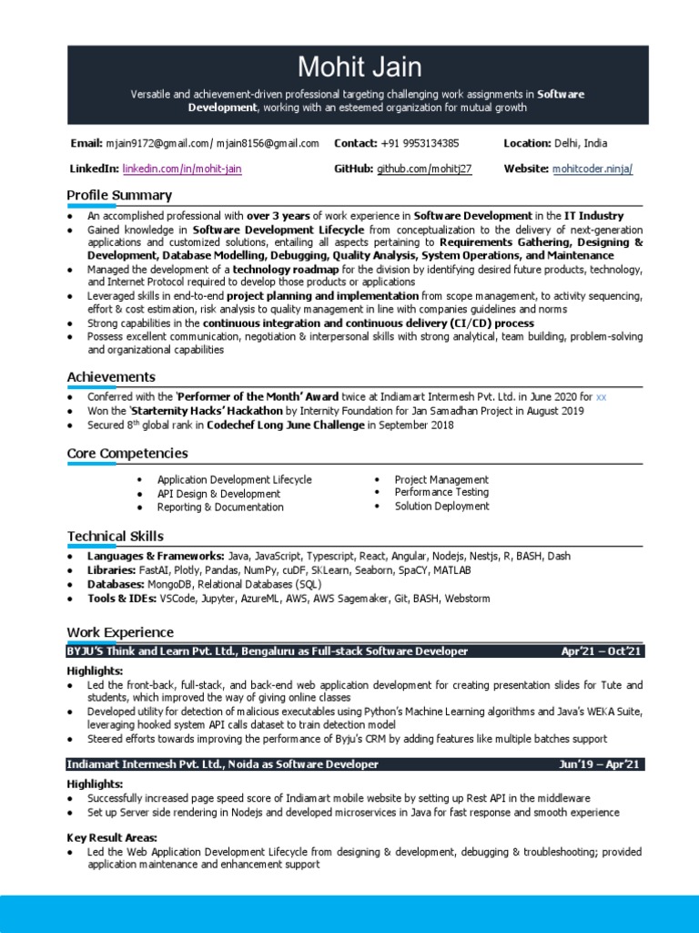 Mohity Updated | PDF | Application Software | Software Development