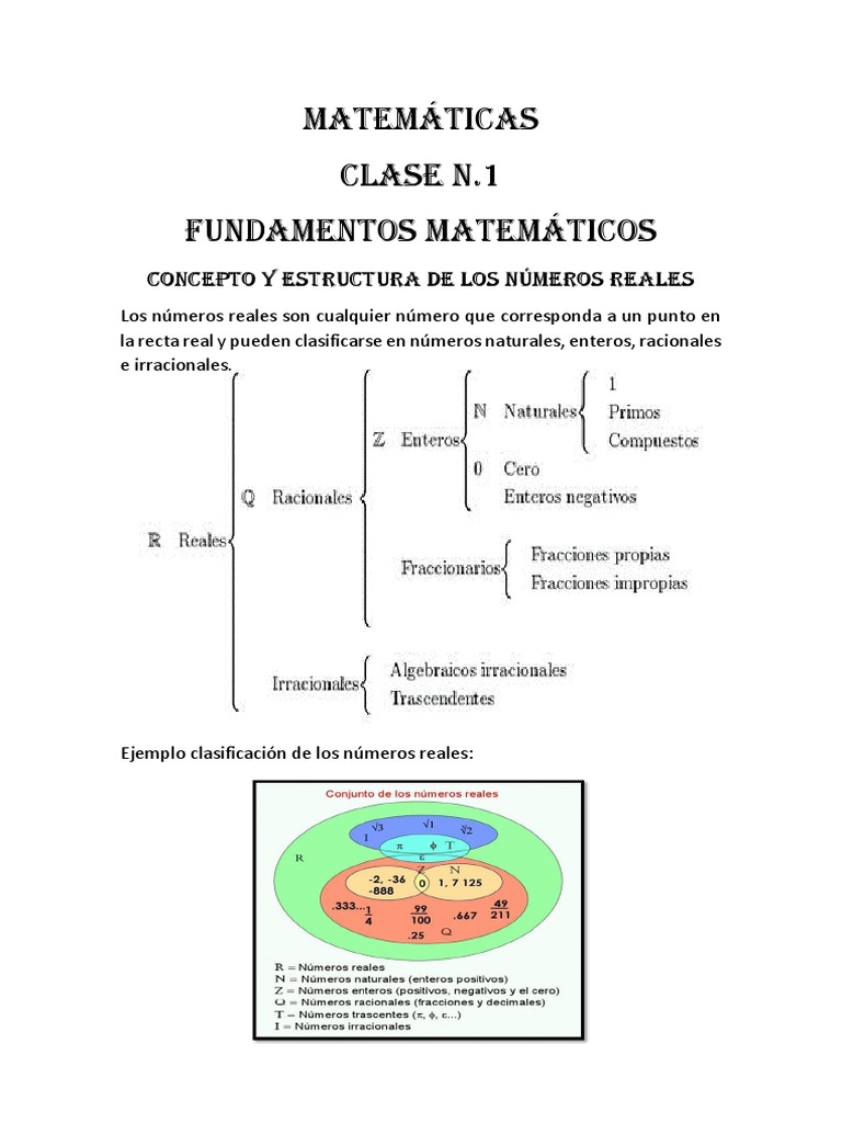 Fundamentos de los números reales: Una introducción a los conceptos ...