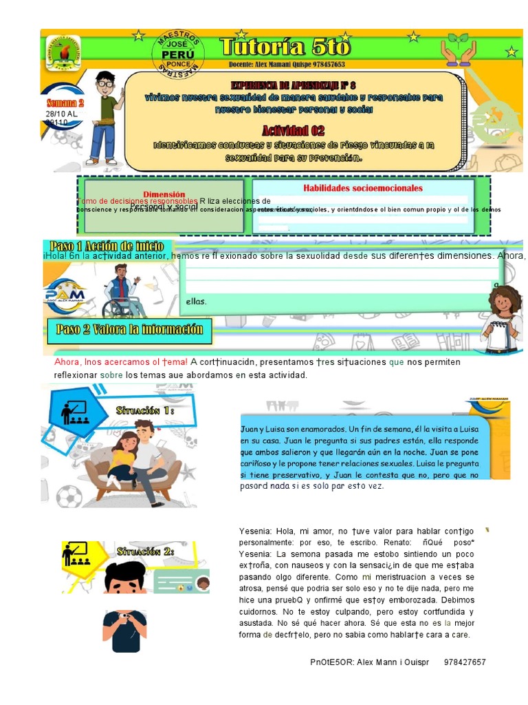 Tutotia 5to Actividad 2 - Eda 8 | PDF