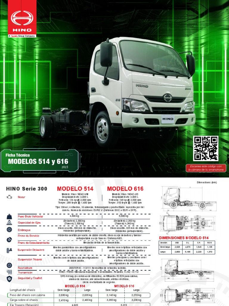Serie300 Modelos514-616 | PDF | Eje | Vehículos de ruedas
