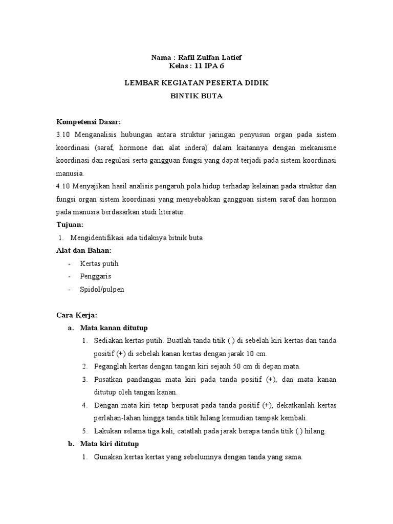 Fungsi dan Analisis Bintik Buta | PDF | Sains & Matematika