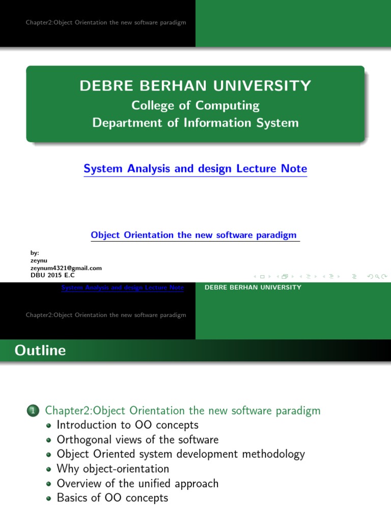Chapter 2 New Lec 1 Pdf Object Computer Science Object Oriented Programming