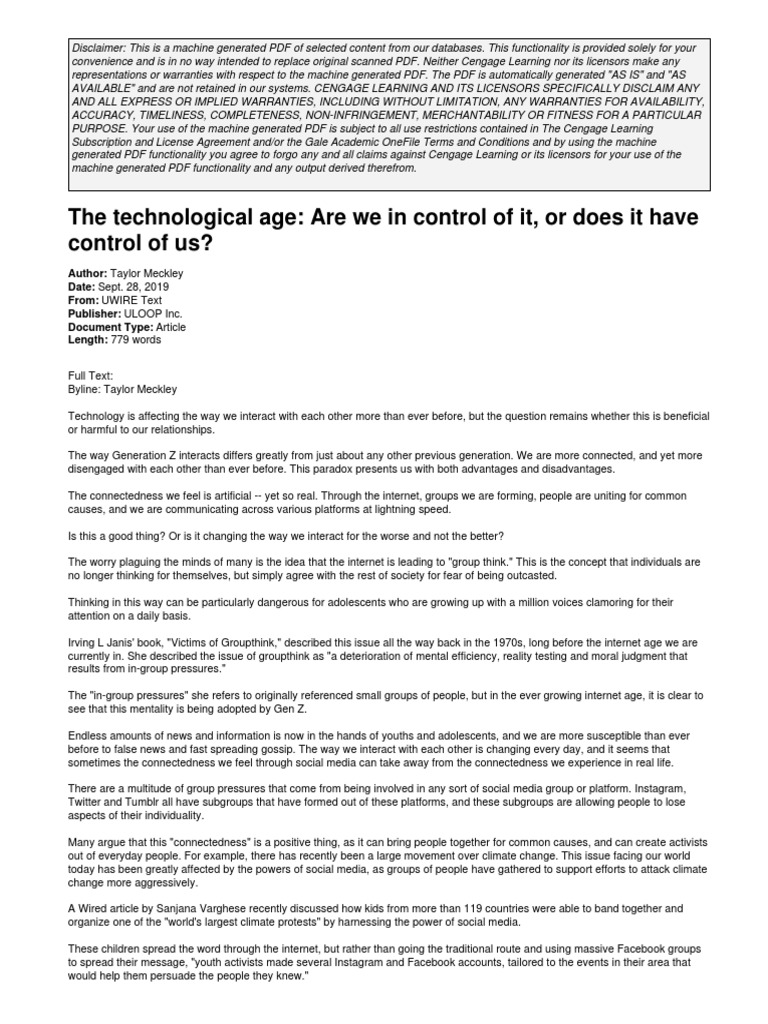 ENGL B2b.Unit 2.final - fromLIRN.The - Technological - Age - Are - We ...