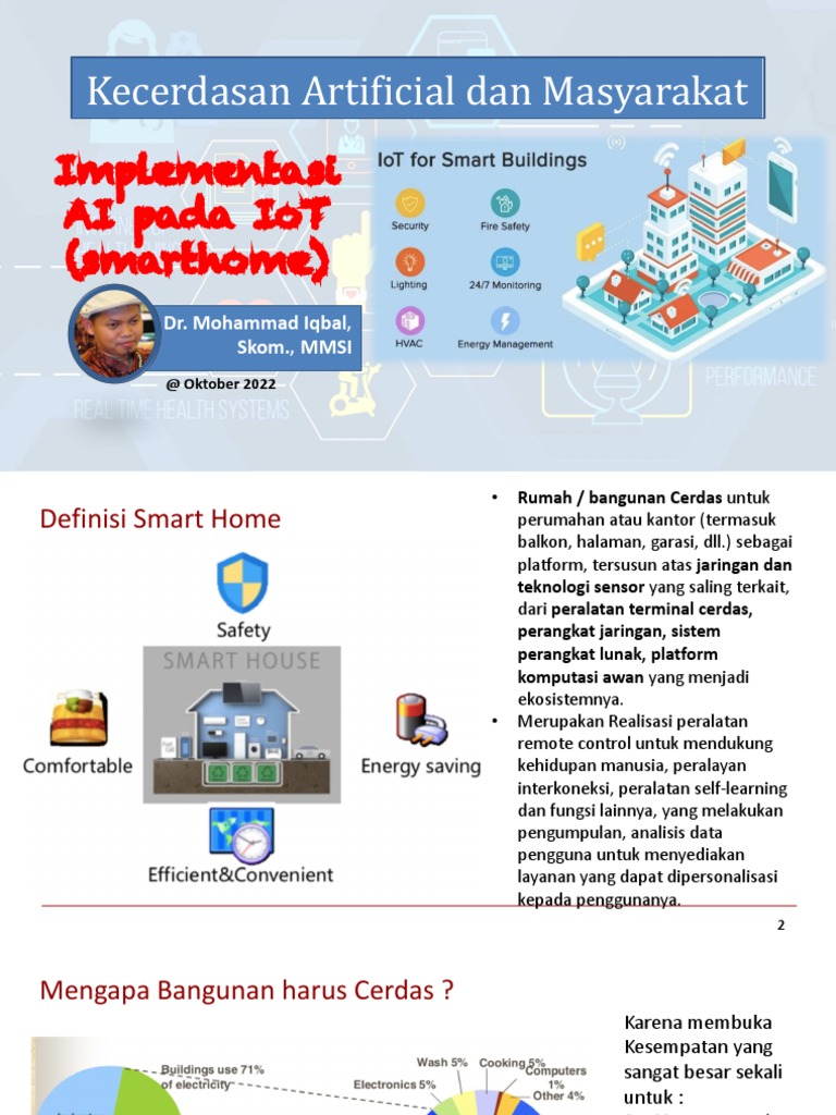 Materi M4 Mohiqbal AIOT For SmartHomeBuilding - Optimizer | PDF