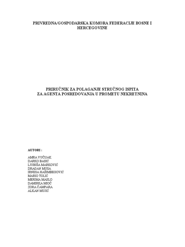 PRIRUCNIK Novi Ispit | PDF