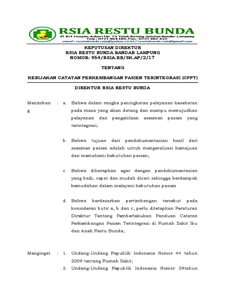 SK CPPT | PDF | Pengelolaan Keuangan & Uang | Pengembangan Diri