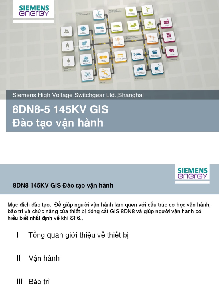 8DN8-5 145kV GIS Customer Training - VN | PDF