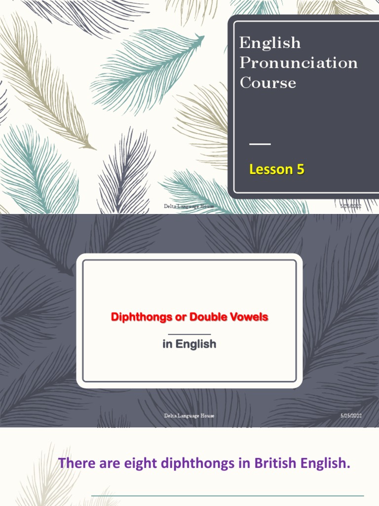 Day 10. Diphthongs & Exercises | PDF | Cognition | Languages