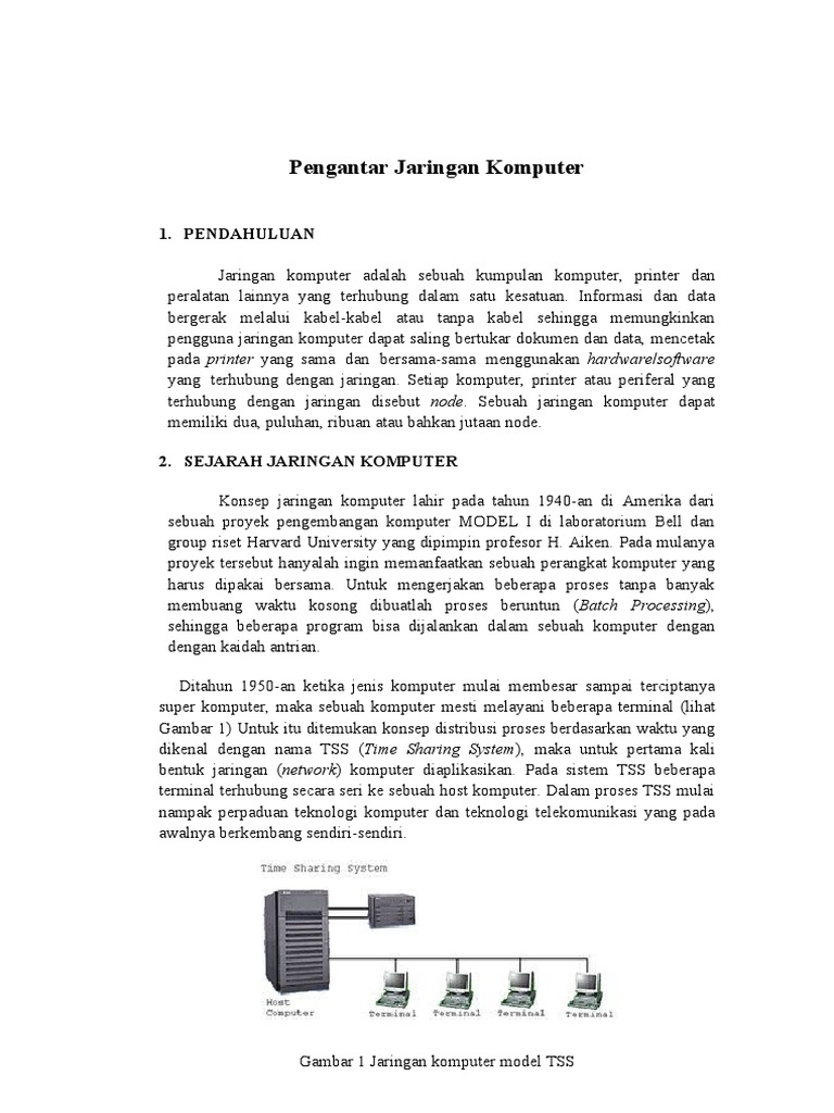 Pengantar Jaringan Komputer | PDF | Teknologi & Rekayasa