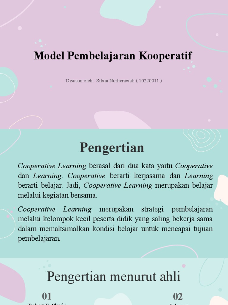 Pembelajaran Kooperatif | PDF | Karier & Perkembangan