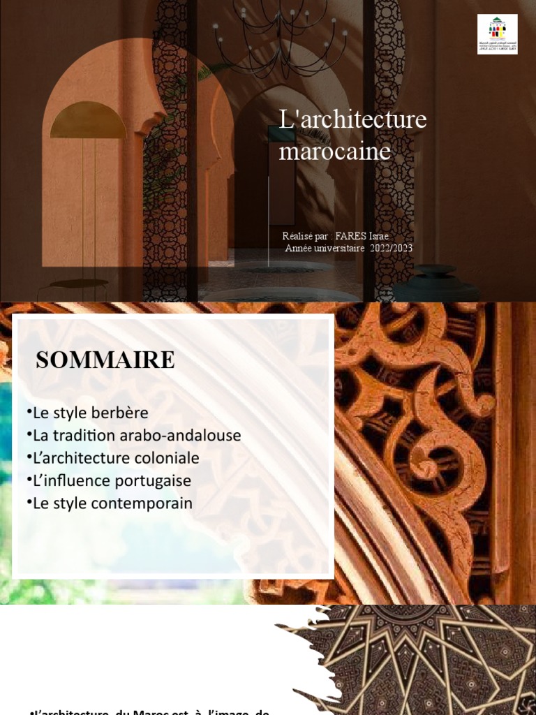 L Architecture Marocaine | PDF | Maroc | le Portugal