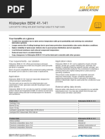 Klueber Microlube Gl 261 Special Lubricating Grease Datasheet | PDF ...