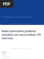 LTE KPI Optimization: Huawei Confidential | PDF | Telecommunications | Data Transmission