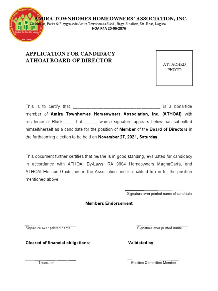 Certificate-Of Candidacy | PDF Certificate-Of Candidacy | PDF