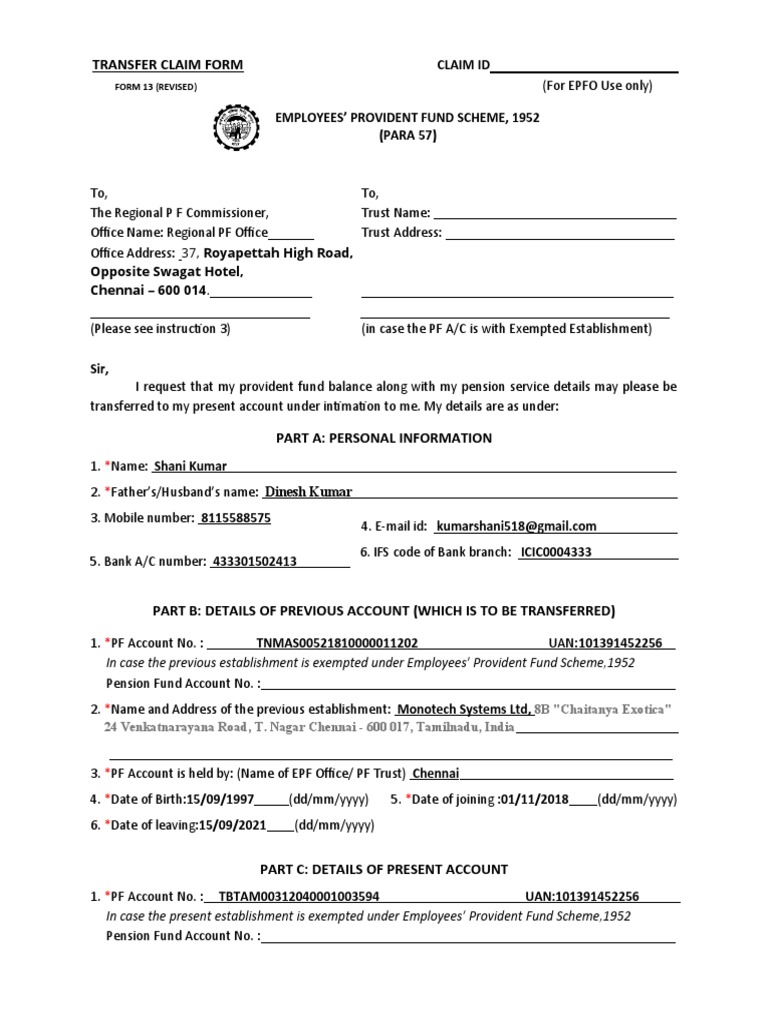 Form13 Filled All | PDF | Business