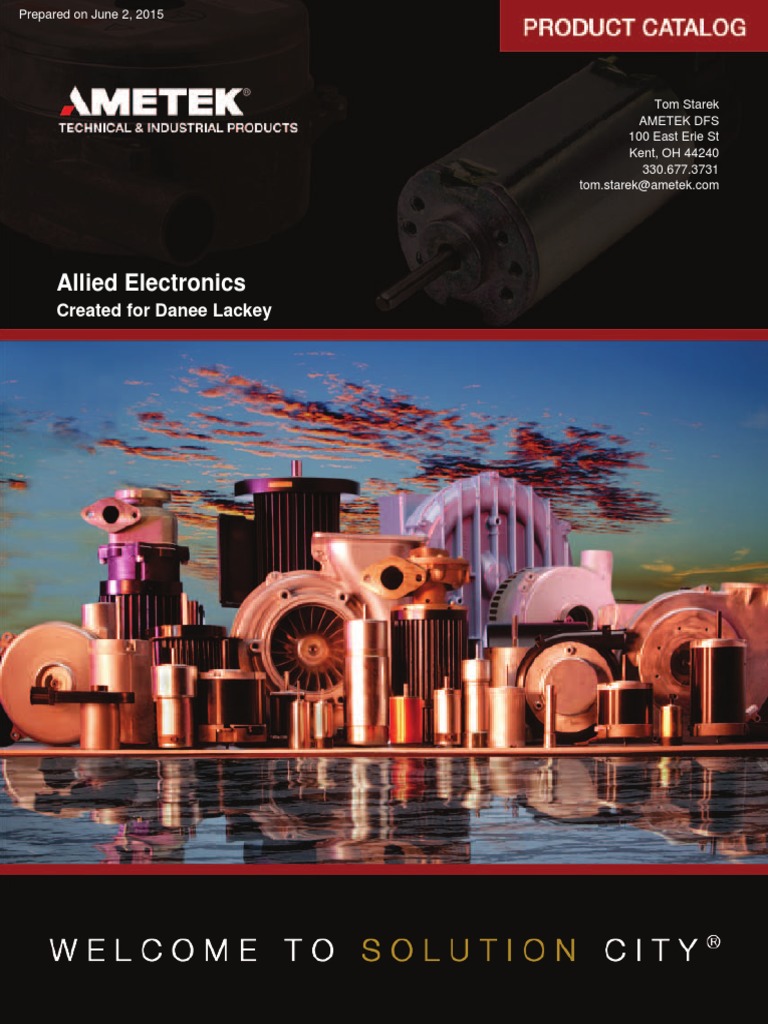 Ametek 117416-03 | PDF | Alternating Current | Electromagnetism