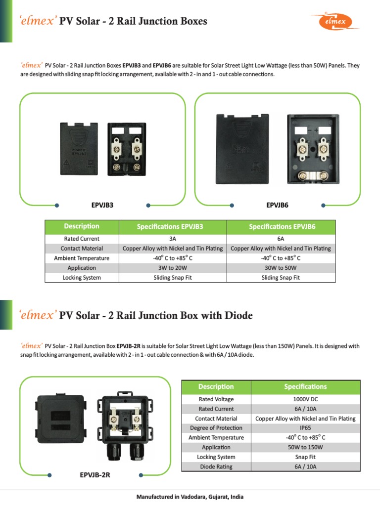 2 Rail Junction Boxes | Download Free PDF | Diode | Electronic Engineering