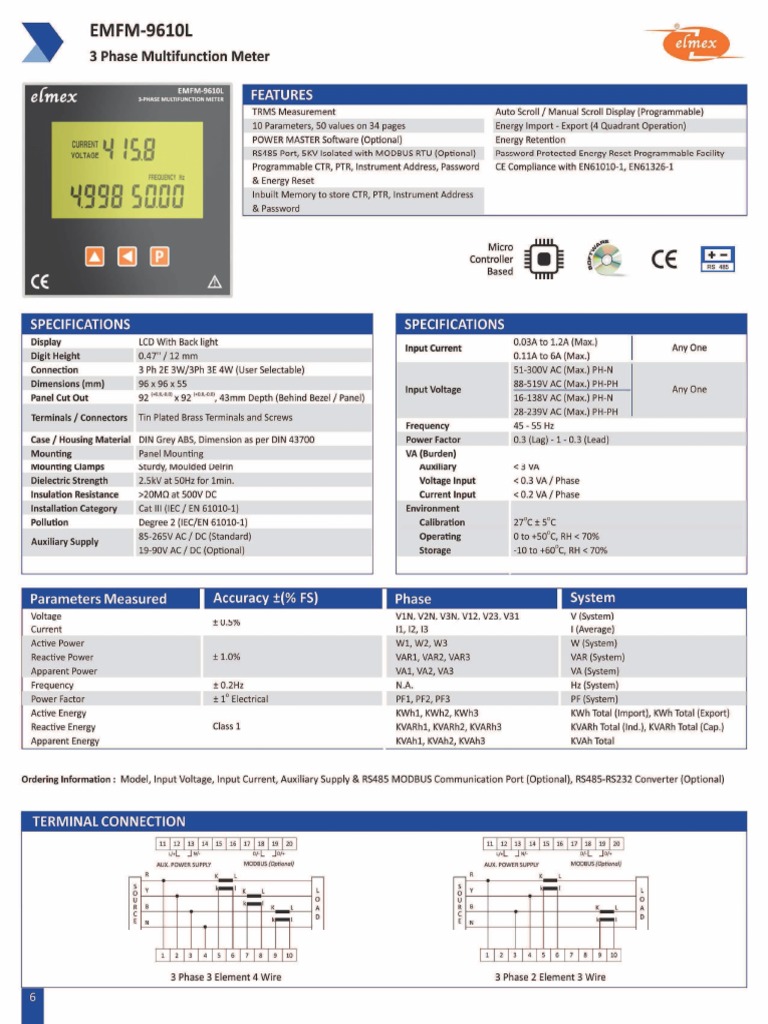 Emfm 9610L | PDF