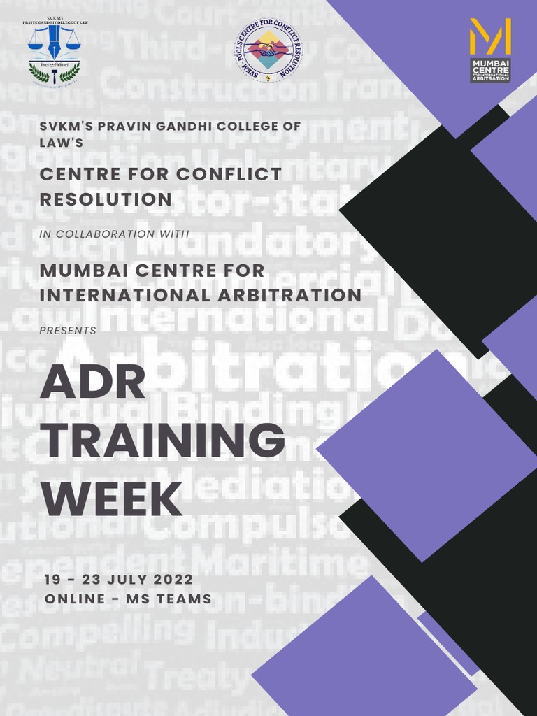 10 PGCL Adr Training Week'22 | PDF | Alternative Dispute Resolution | Arbitration