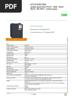 ATV312 Variable Speed Drive Overview | PDF | Electric Motor | Electric ...