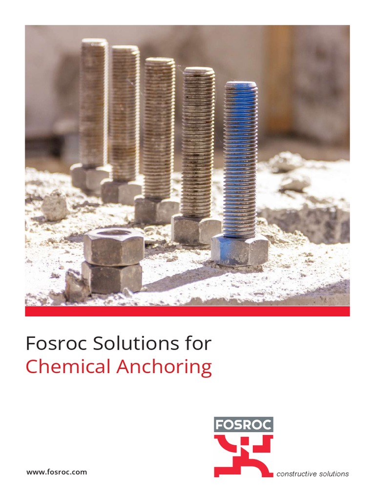 Fosroc Lokfix E Range Solutions | PDF | Concrete | Epoxy