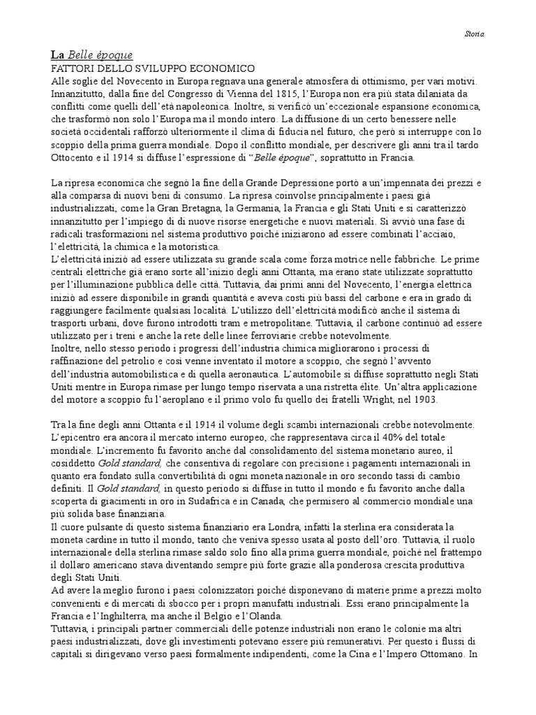 Belle Epoque | PDF