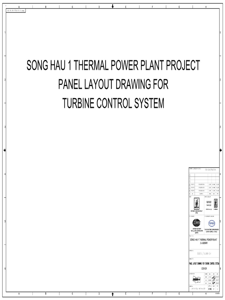 SH1-DHI-P0CJJ-I-M01-DAL-3801 TCS Panel Layout | PDF