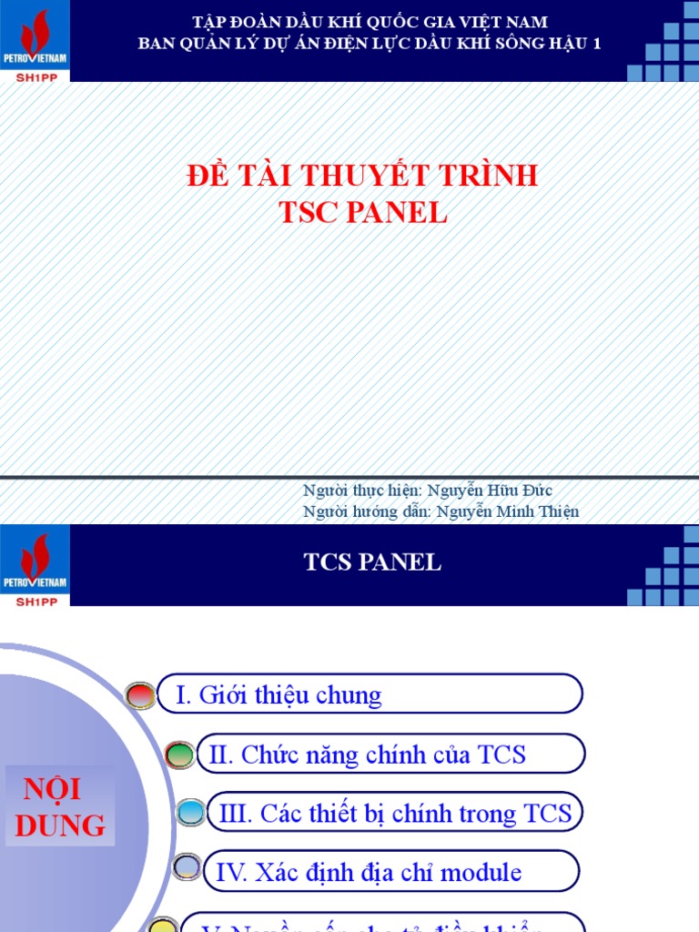 Thuyet Trinh Tcs Panels Nguyen Huu Duc | PDF