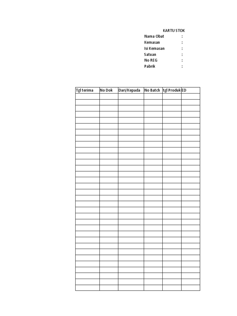 Kartu Stok Obat Pinyuh Pdf