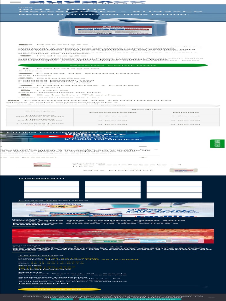 Max Limpa Porcelanato - AudaxCo | PDF