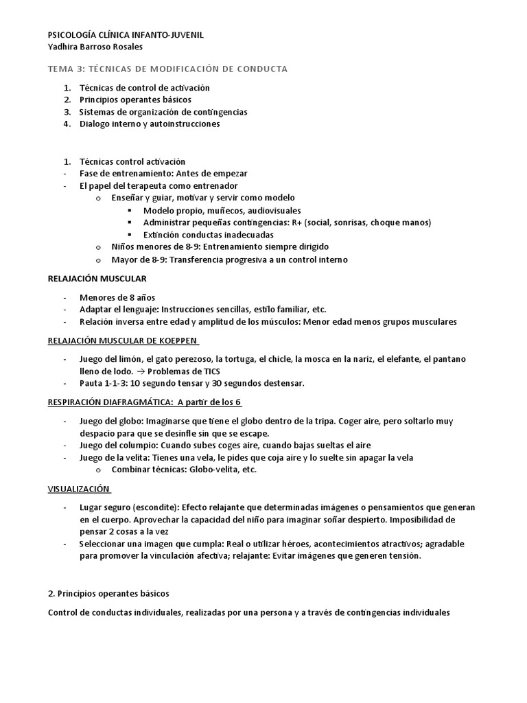 Tema3 - TMC | PDF | Comportamiento | Reforzamiento