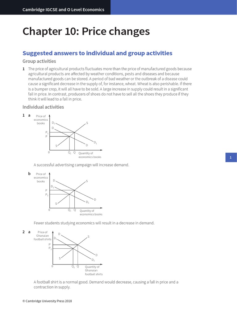 Igcse Economics Self Assessment Chapter 10 Answers 2nd Ed Pdf Prices Subsidy