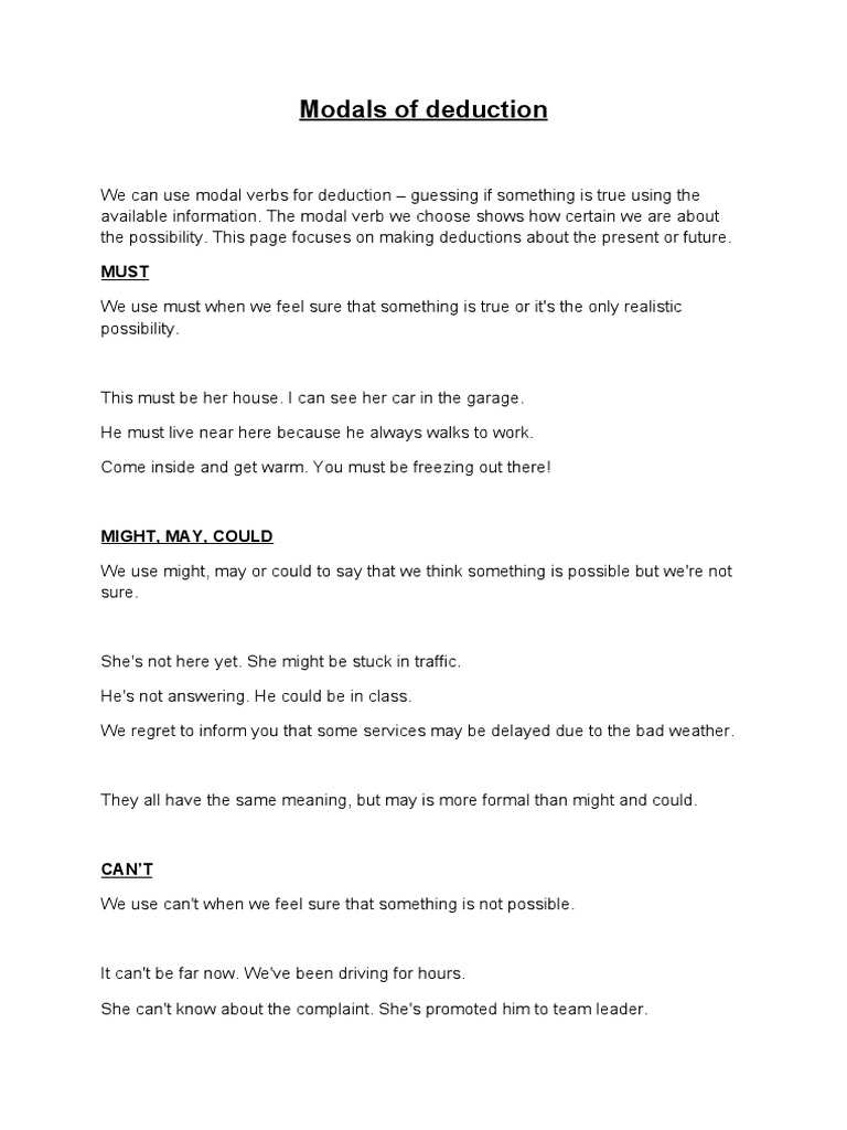 Modals of Deduction | PDF