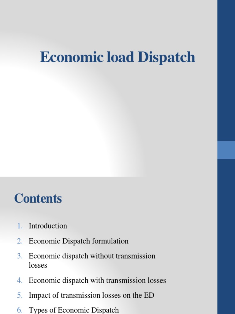 MGG 4 - Economic - Load - Dispatch | PDF | Mathematical Optimization | Applied Mathematics