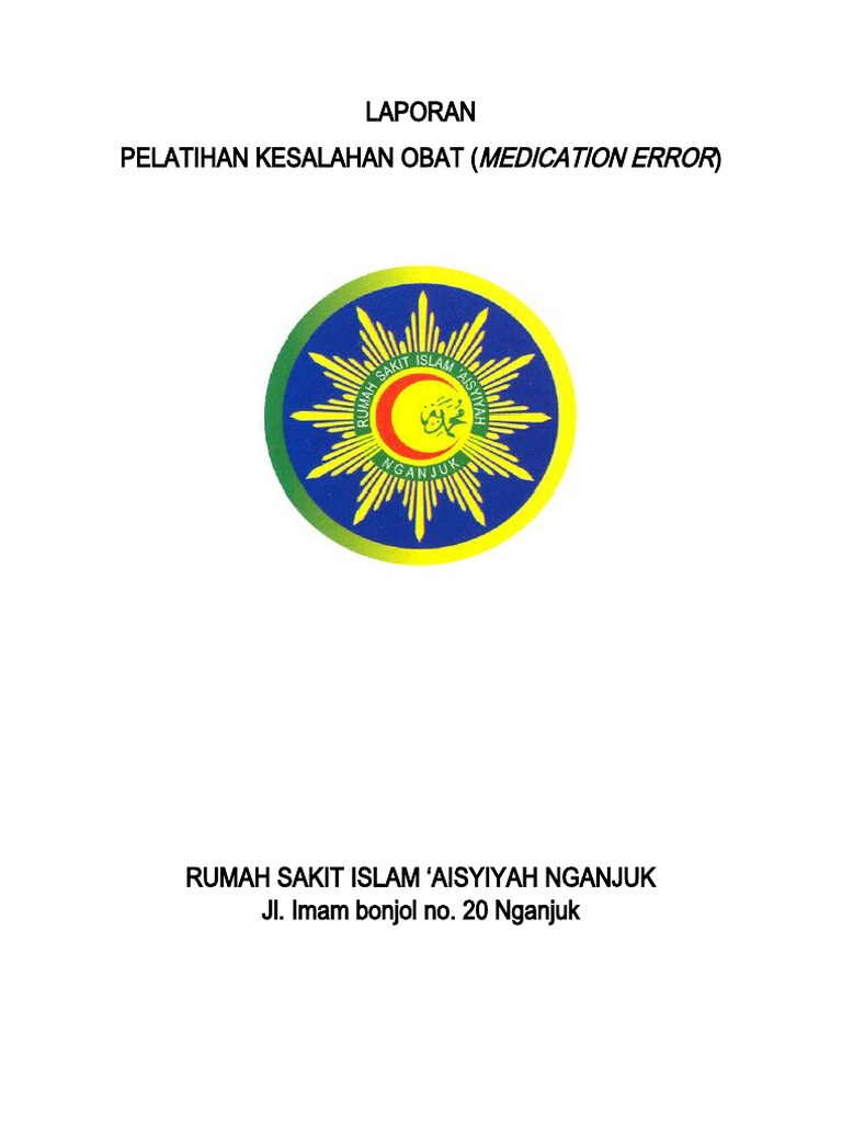 LAPORAN Medication Error 2022 | PDF