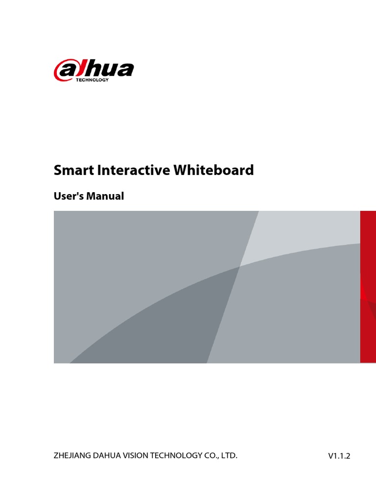 Dahua Smart Interactive Whiteboard - User's Manual - V1.1.2-Eng | PDF | Computer File | Icon ...