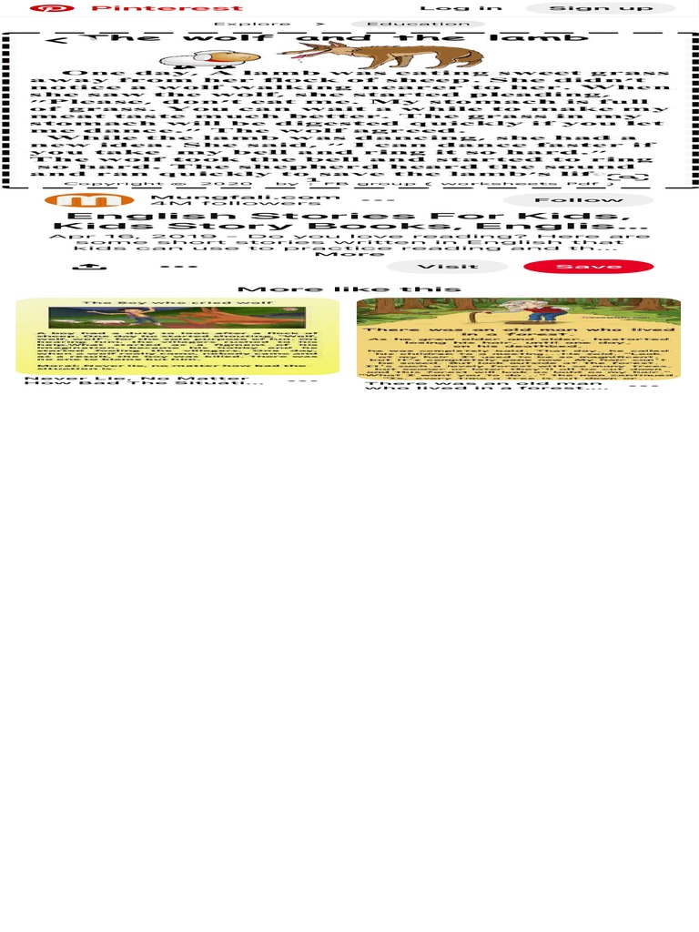 30 Best Short Stories For Kids Ideas Short Stories For Kids, Stories ...