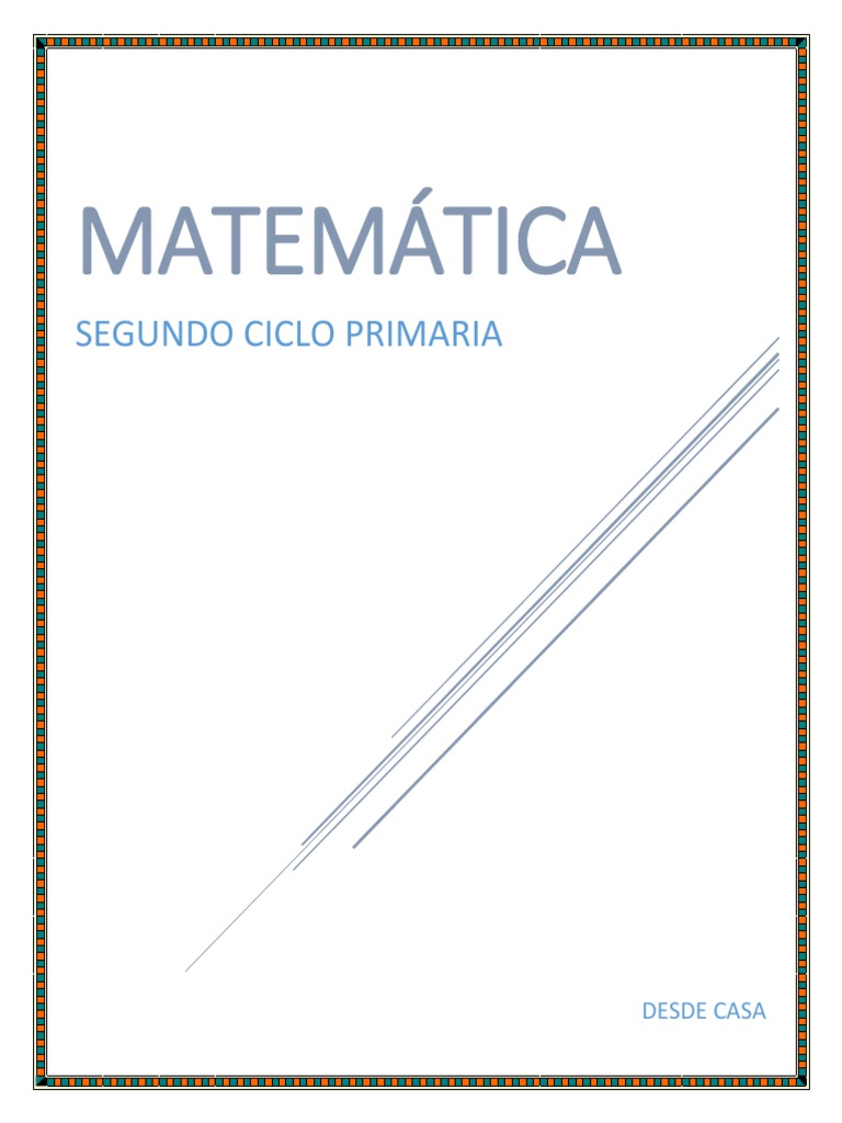 Matemática - Segundo Ciclo | PDF | Ángulo | Exponenciación