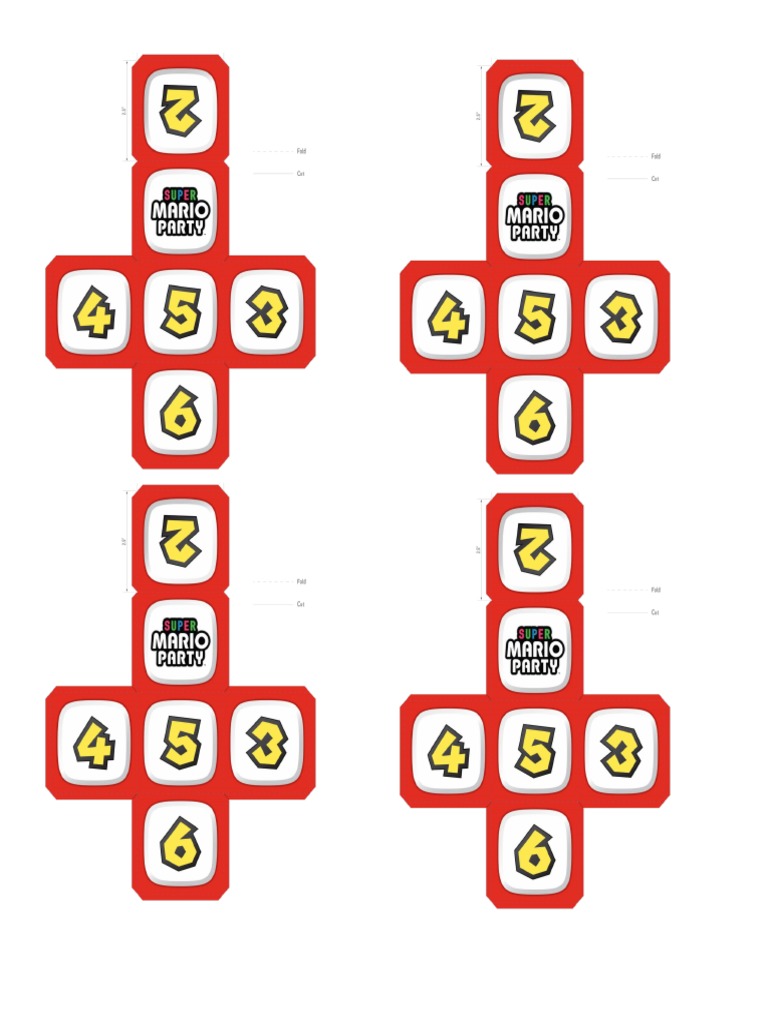 Super Mario Party Dice | PDF