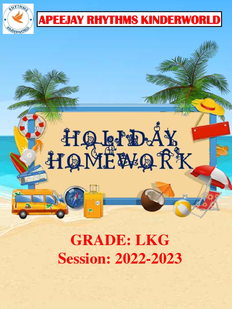 Holiday Homework LKG | PDF | Kindergarten