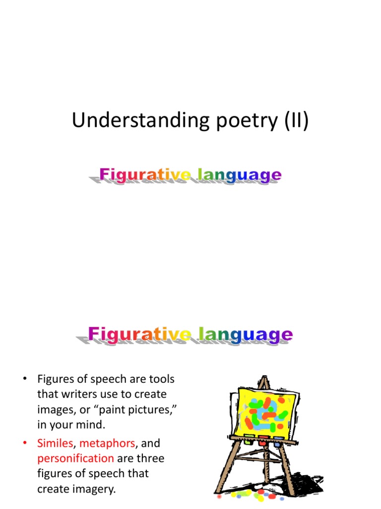 Understanding Poetry (II) Figurative Language | PDF | Language Arts ...