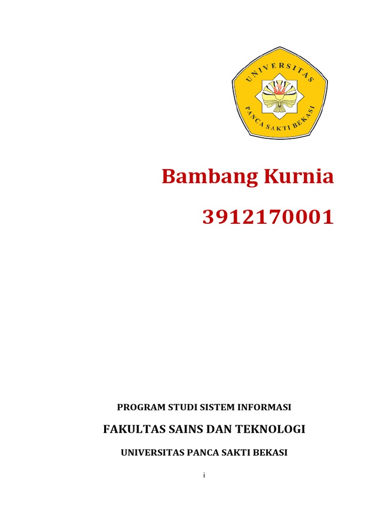 Laporan Magang - Bambang Kurnia - 3912170001 | PDF