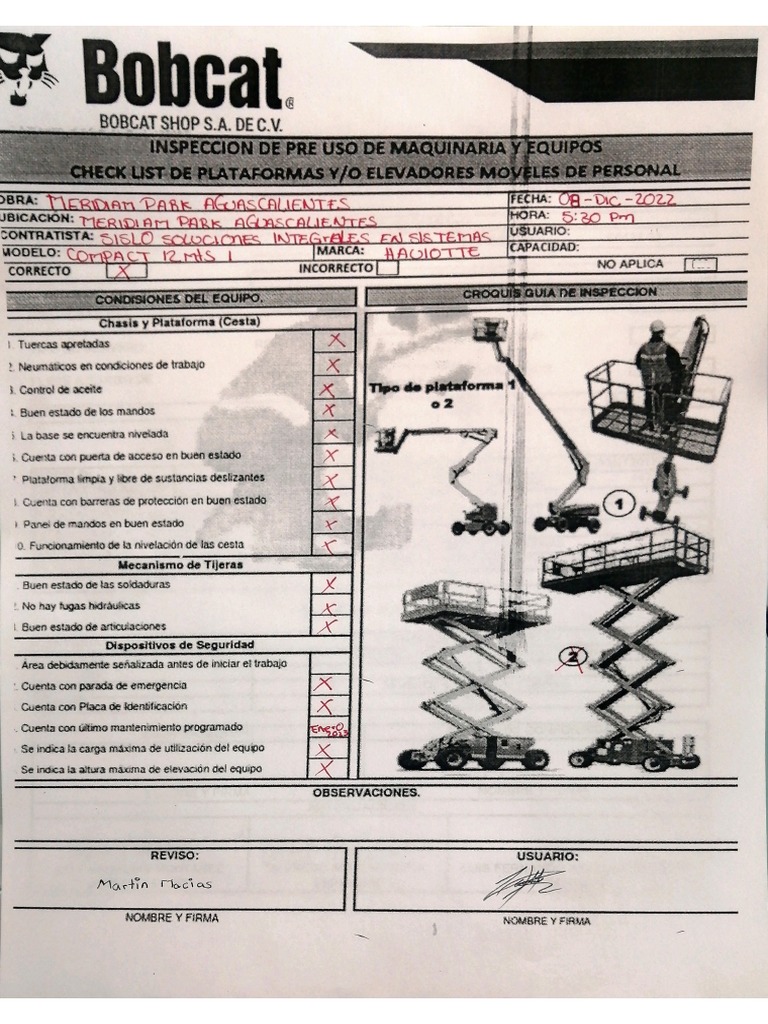 Check List Genie Amarilla | PDF