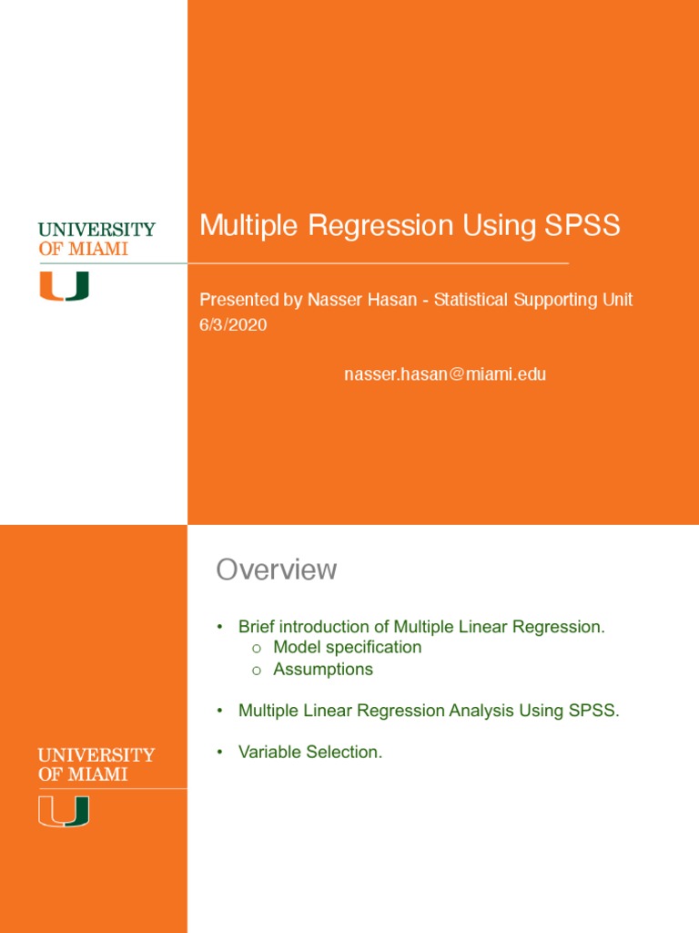 Regression Webinar Pdf Regression Analysis Linear Regression 8878